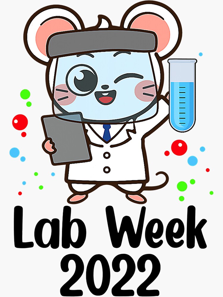 "Funny Lab Week 2022 Lab Tech Laboratory Technician ." Sticker by ...