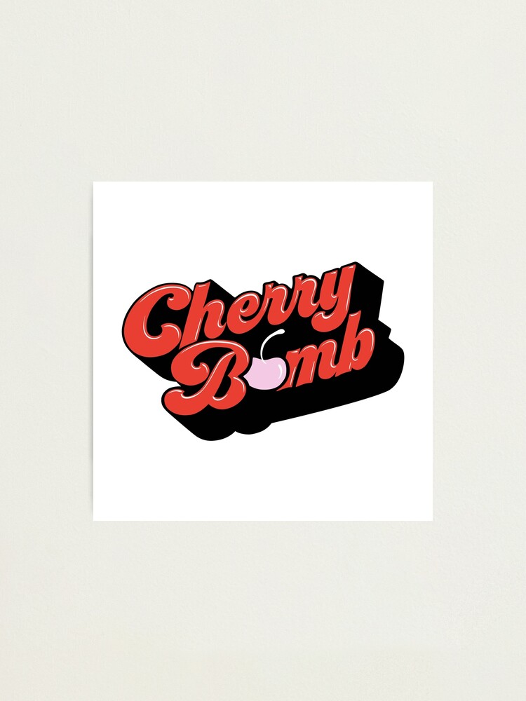"Cherry Bomb aesthetic sticker | Groovy stickers | Retro stickers | Pop ...