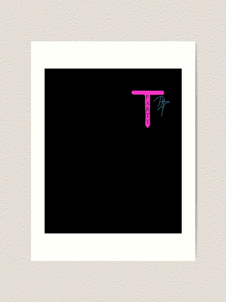 "Daz Games Merch Daz Black T Signature T Party Tee" Art Print for Sale ...