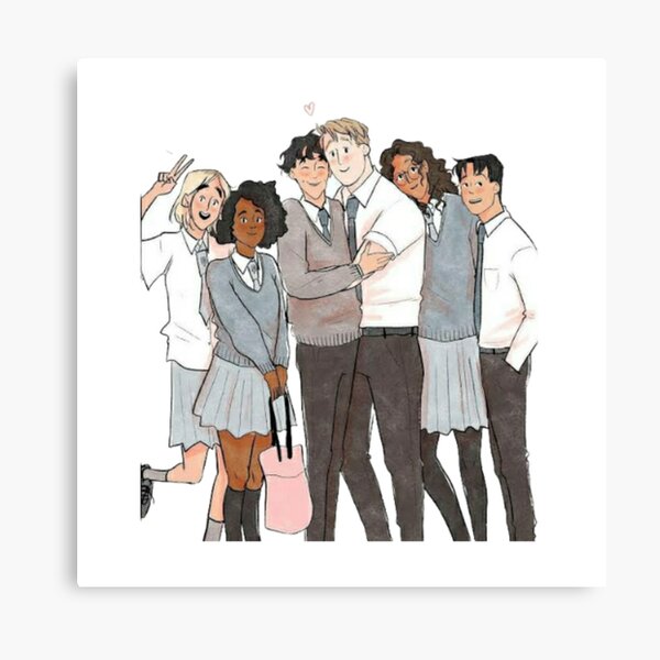 "Heartstopper Osemanverse -Alice,Nick, Charlie and friends " Canvas ...