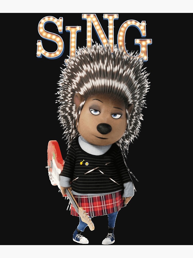 "Ash from sing movie" Poster for Sale by DebraHickey | Redbubble