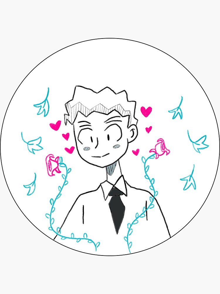 "Heartstopper Charlie Spring original design" Sticker by CelesteSammy ...
