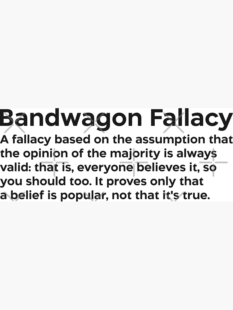 Bandwagon Fallacy Quotes 50+ Bandwagon Examples
