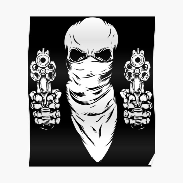 "Alien Gangster Classic ." Poster for Sale by alianotdtott | Redbubble