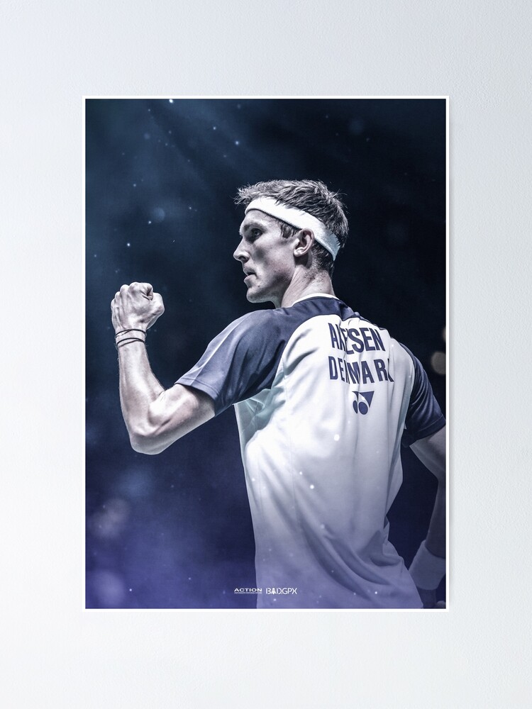 "Viktor Axelsen" Poster for Sale by RobSpink | Redbubble