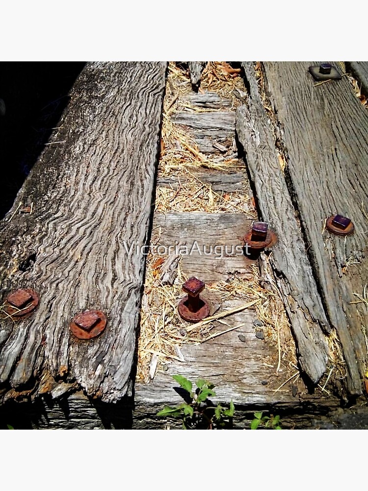 "Old Timber Bridge in Nimbin" Sticker by VictoriaAugust | Redbubble