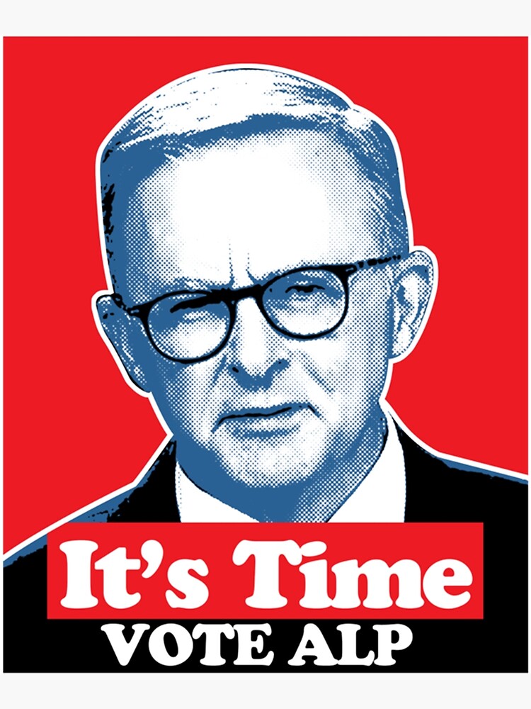 "Australian Labor Party - Anthony Albanese (2)" Poster by ...