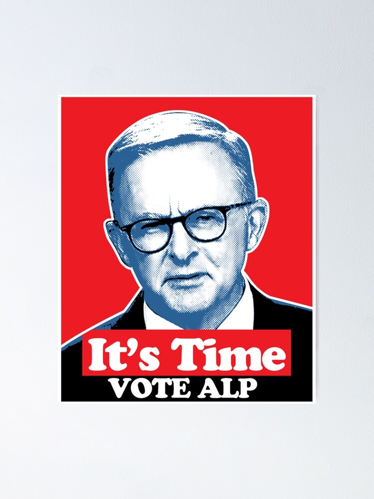 "Australian Labor Party - Anthony Albanese (2)" Poster by ...