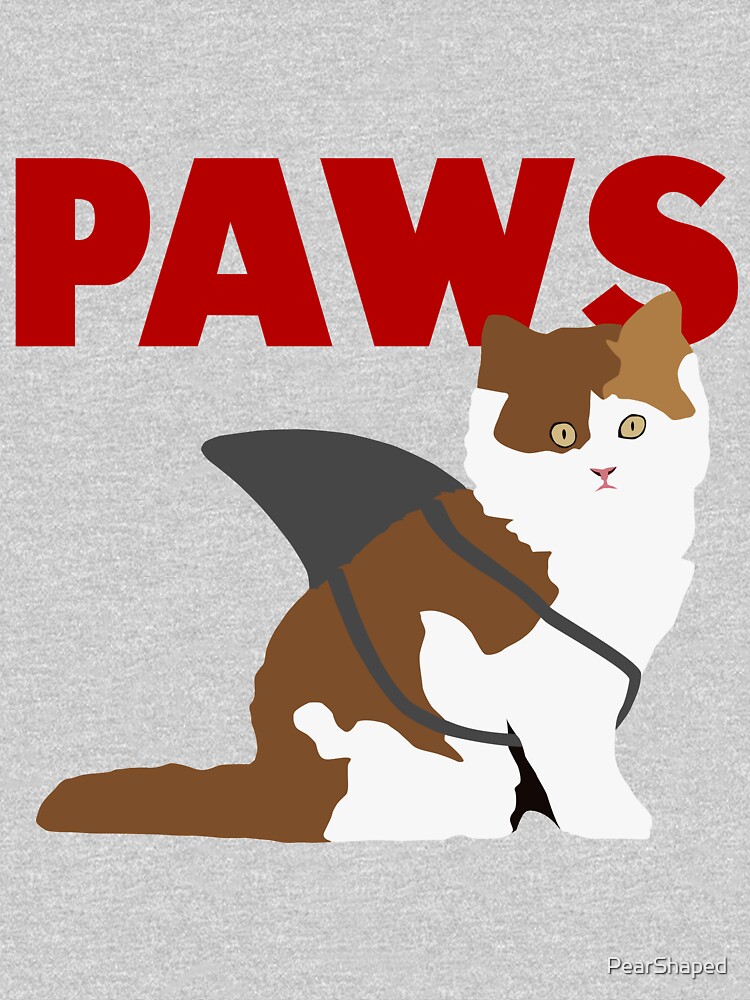 "Paws - Jaws Parody" T-shirt by PearShaped | Redbubble