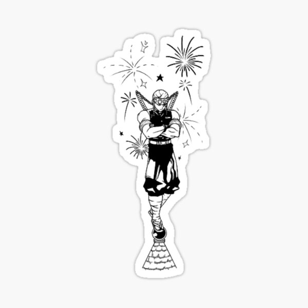 "Demon Slayer Collection: Uzui Tengen" Sticker by Judicrea | Redbubble