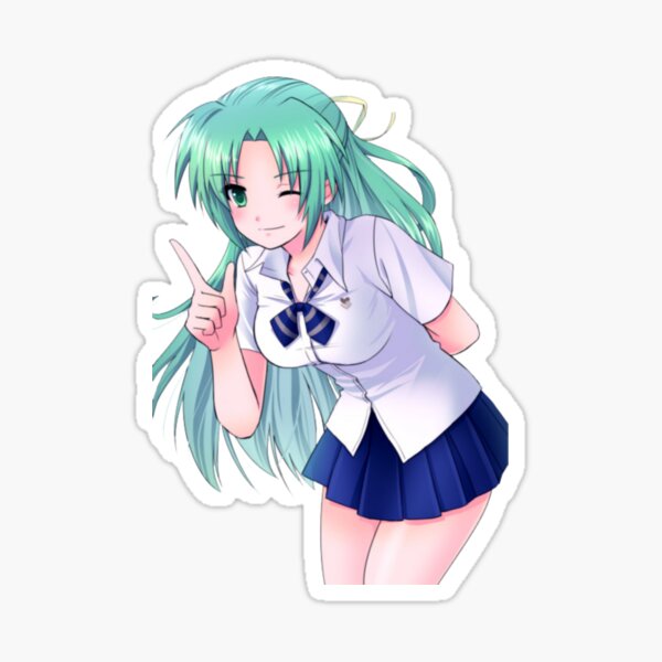 "Shion Sonozaki - Higurashi" Sticker by AniePieArt | Redbubble