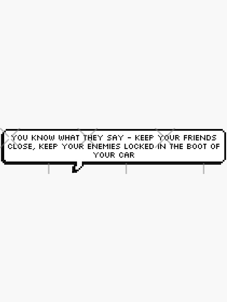 "JAC HOLBY QUOTE" Sticker by JessMorris | Redbubble