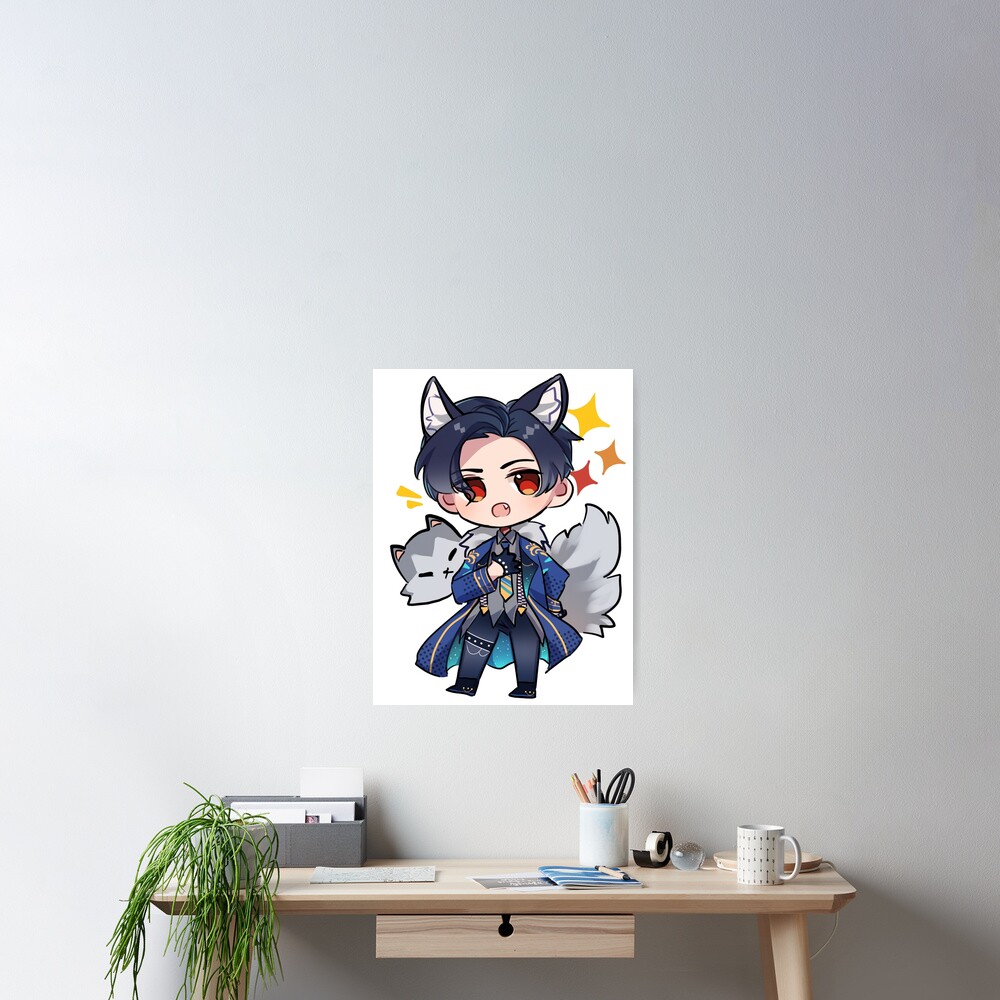 "Obey Me! Lucifer Sticker" Sticker for Sale by il-lumee | Redbubble