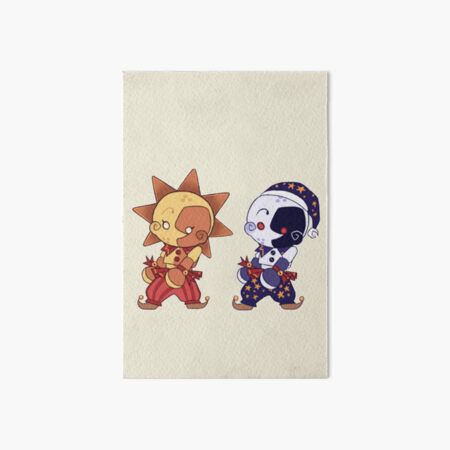 "fnaf sundrop and moondrop chibi" Art Board Print by vinike2200 | Redbubble