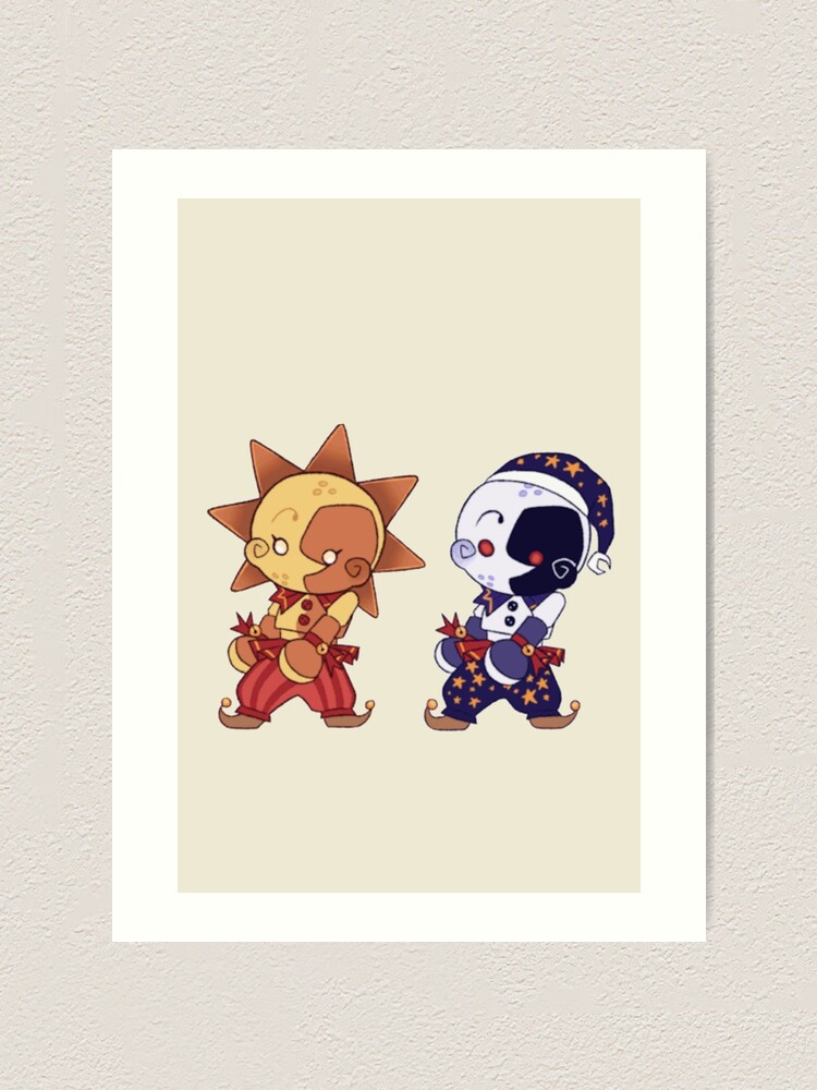 "fnaf sundrop and moondrop chibi" Art Print for Sale by vinike2200 ...