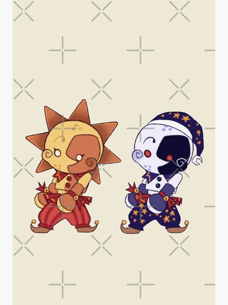 "fnaf sundrop and moondrop chibi" Photographic Print for Sale by ...