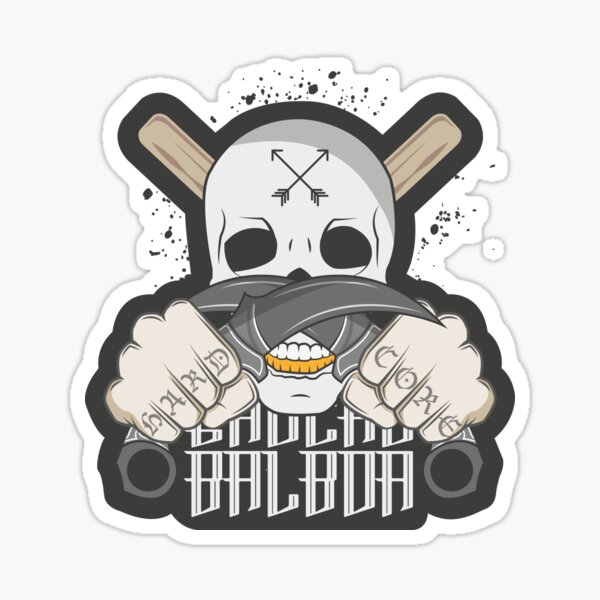 "GB - Killer Skully" Sticker by MFUDesign | Redbubble