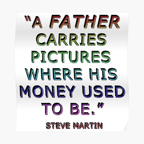 " FATHER'S PICTURES OF WHERE HIS MONEY IS 2" Poster for Sale by ILA ...