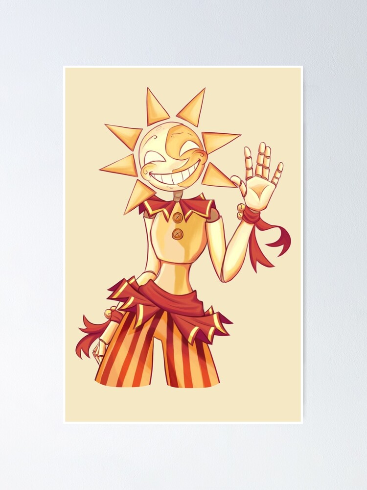 "fnaf security breach sundrop chibi" Poster by vinike2200 | Redbubble