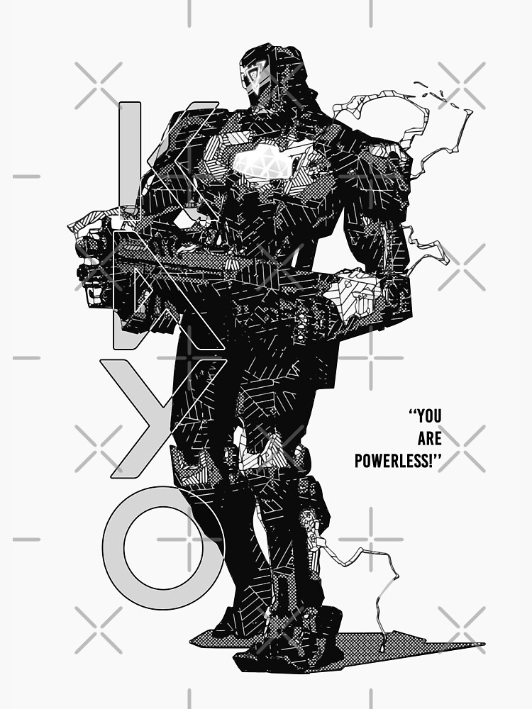 "Kayo Line Art" Sticker by kmnaui | Redbubble