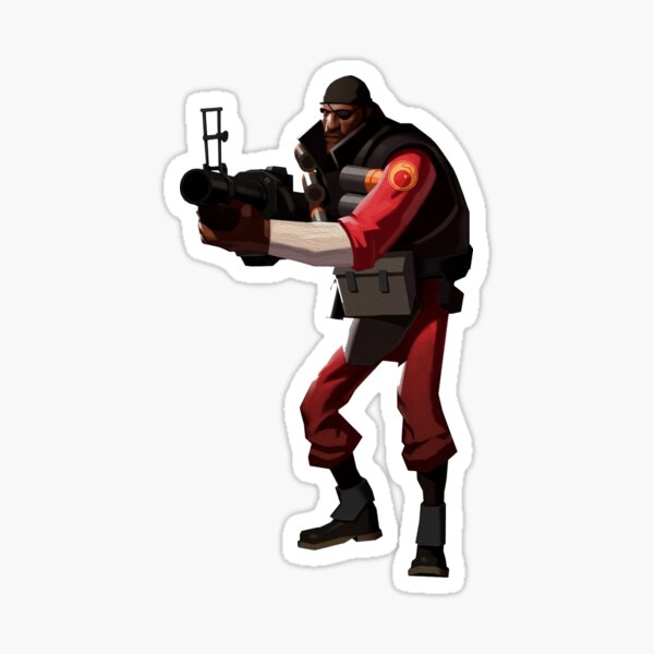"conga demoman! Sticker" Sticker by alecias | Redbubble