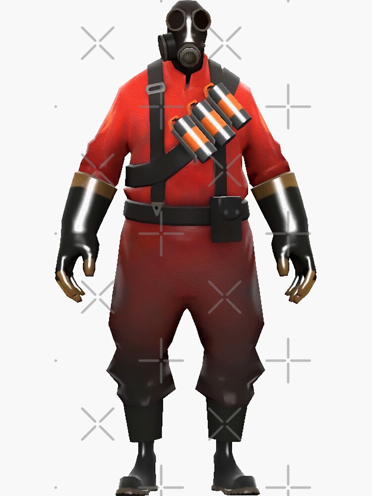 "Demoman TF2 Soldier Classics Tshirt" Sticker for Sale by alecias ...