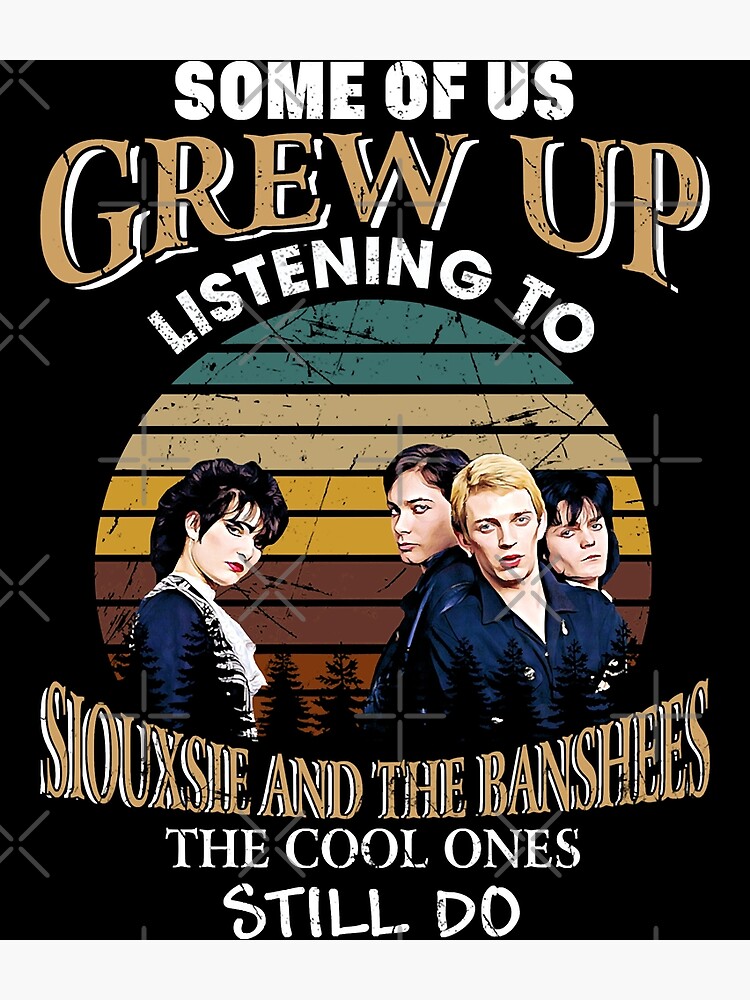 "Vintage listening to siouxsie members and the banshees art Essential ...