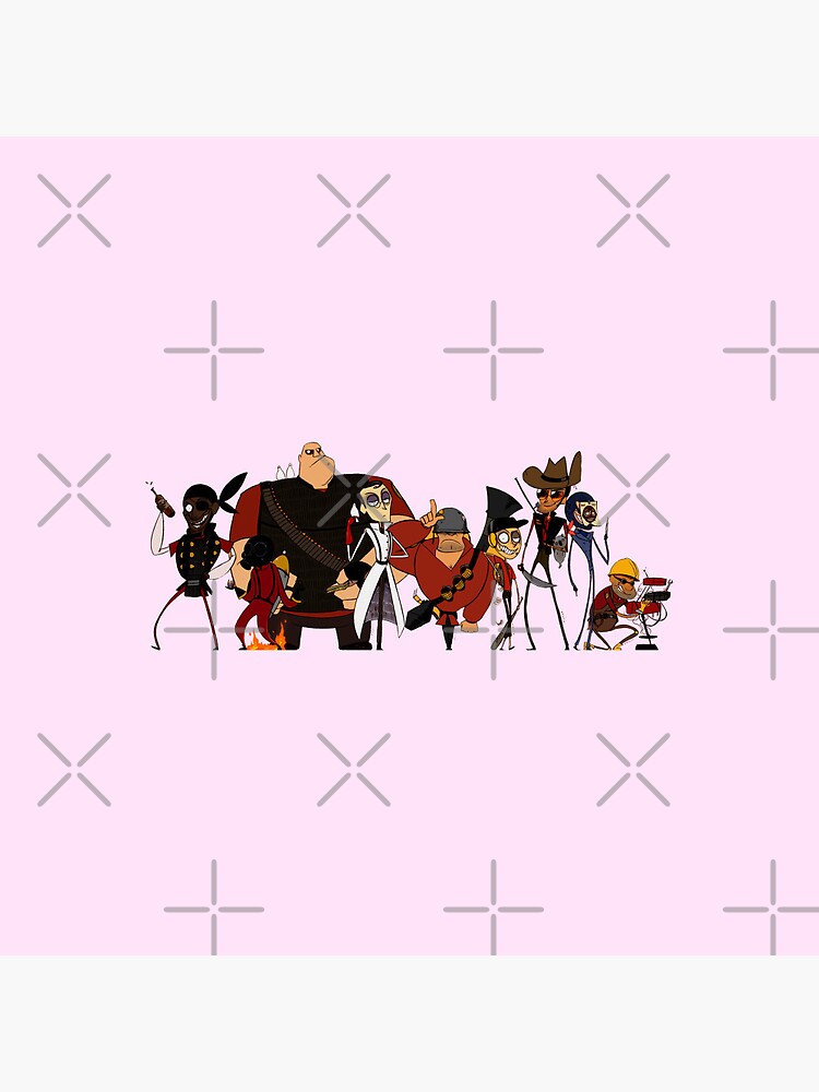 "Demoman Team TF2 Classics Tshirt" Pin for Sale by alecias | Redbubble