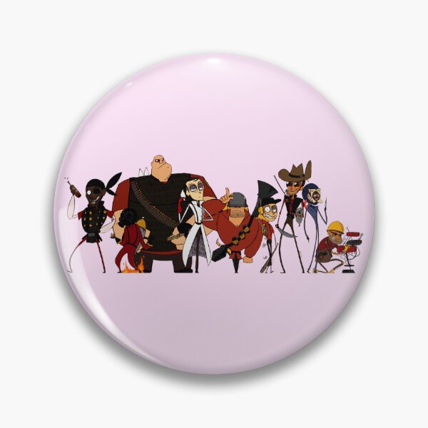 "Demoman Team TF2 Classics Tshirt" Pin for Sale by alecias | Redbubble