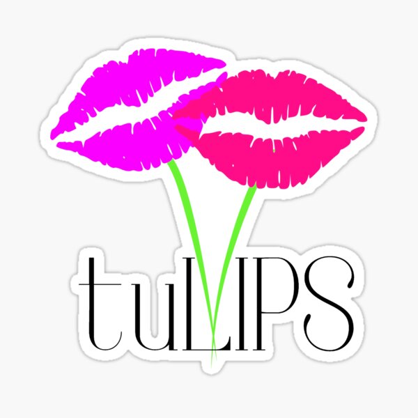 "tuLIPS" Sticker by Puns-N-Such | Redbubble