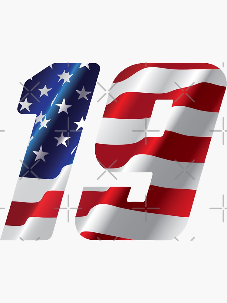"Martin Truex Jr USA 19" Sticker for Sale by Foofighter01 | Redbubble