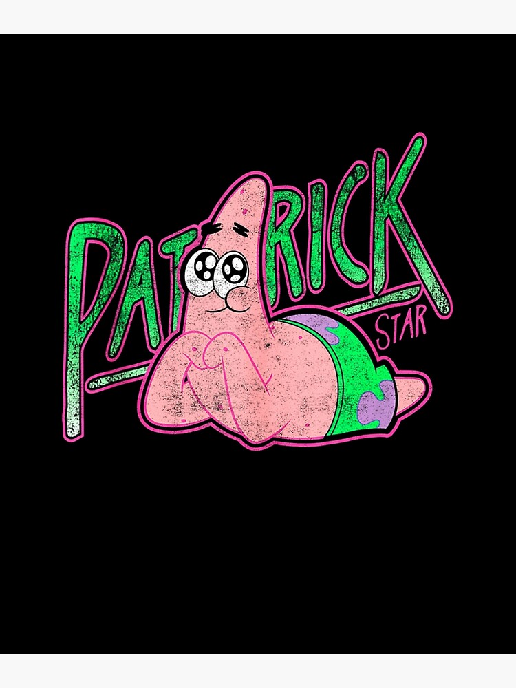 "Spongebob Squarepants Patrick Star Vintage" Poster for Sale by ...