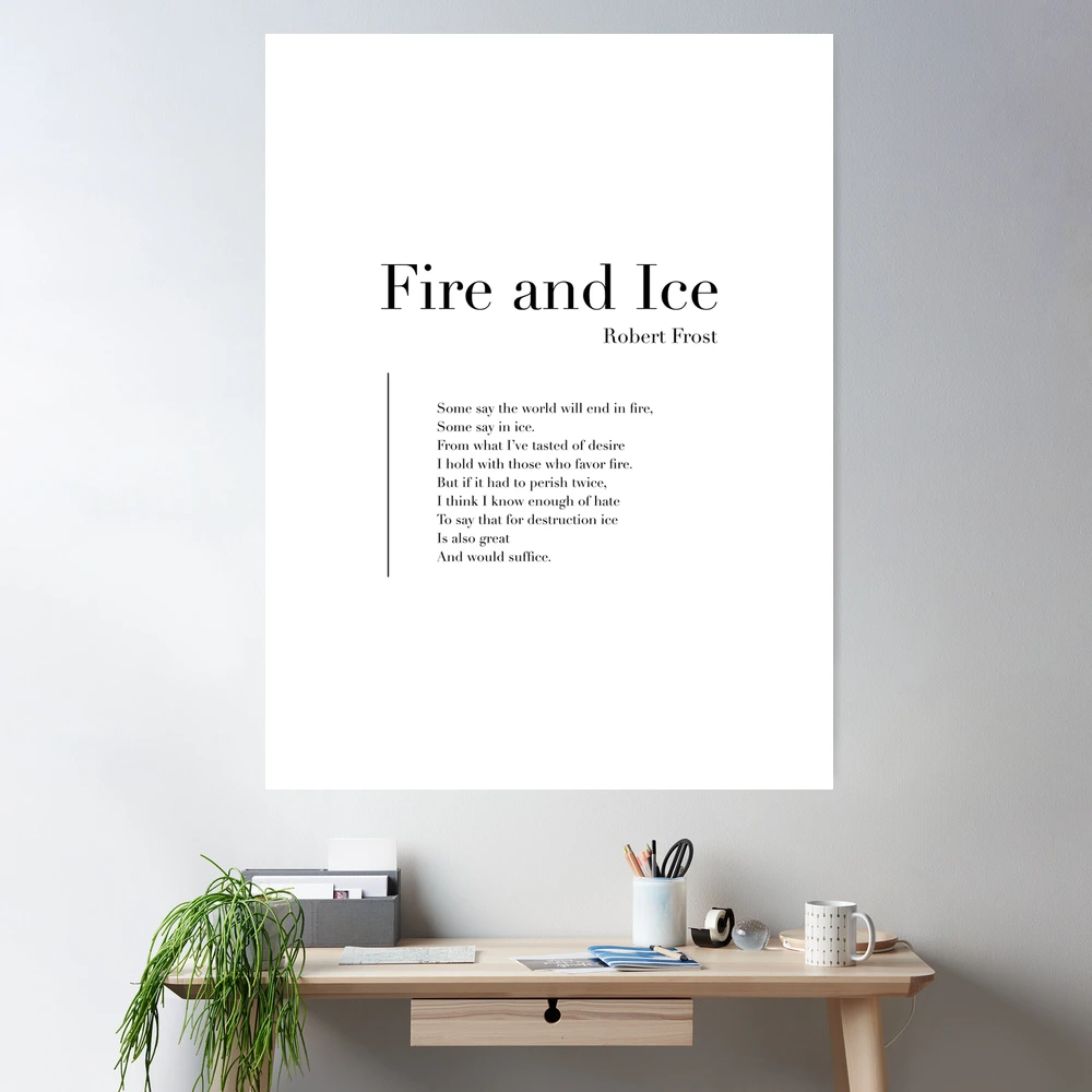 Robert Frost Quotes Fire And Ice