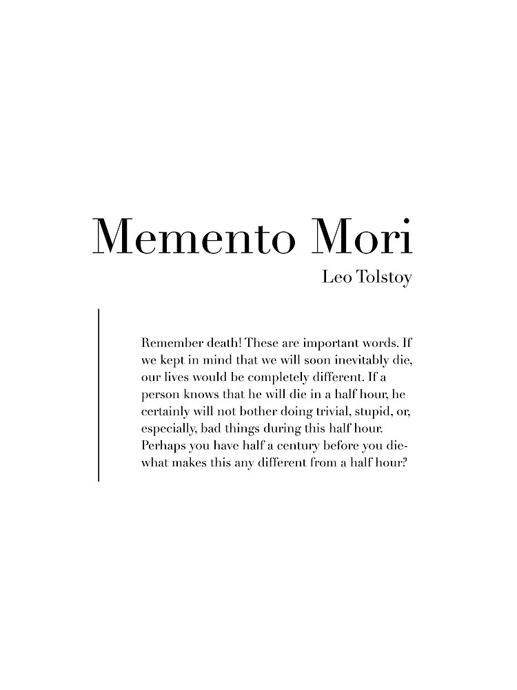 Memento Mori Quotes