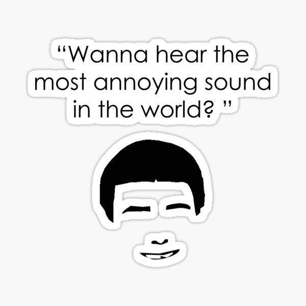 "Annoying" Sticker by RetroCave | Redbubble