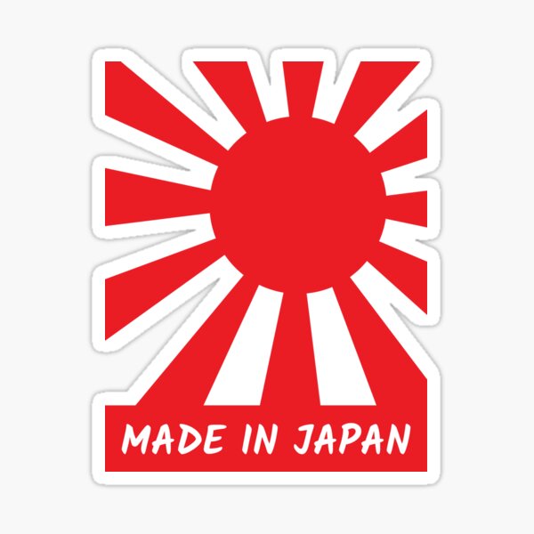 "japan design shirt "made in japan" very cool i love japan!!" Sticker ...
