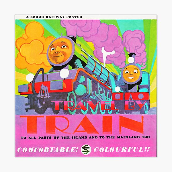 "A Sodor Railway Poster" Photographic Print for Sale by sleepyhenry ...