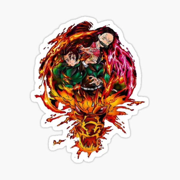 "Demon Slayer Anime Kimetsu no Yaiba Tanjiro Nezuko Inosuke Zenitsu ...