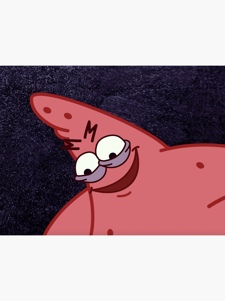 "Patrick Star" Sticker by Blackbearcbd | Redbubble