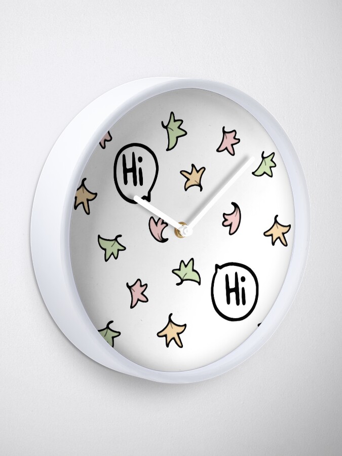 "Heartstopper - Charlie and Nick - Hi" Clock by micbook | Redbubble