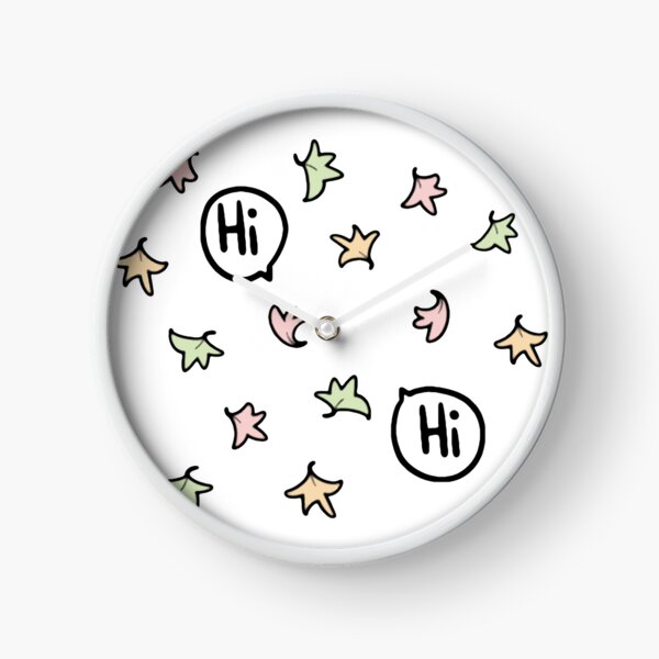 "Heartstopper - Charlie and Nick - Hi" Clock by micbook | Redbubble