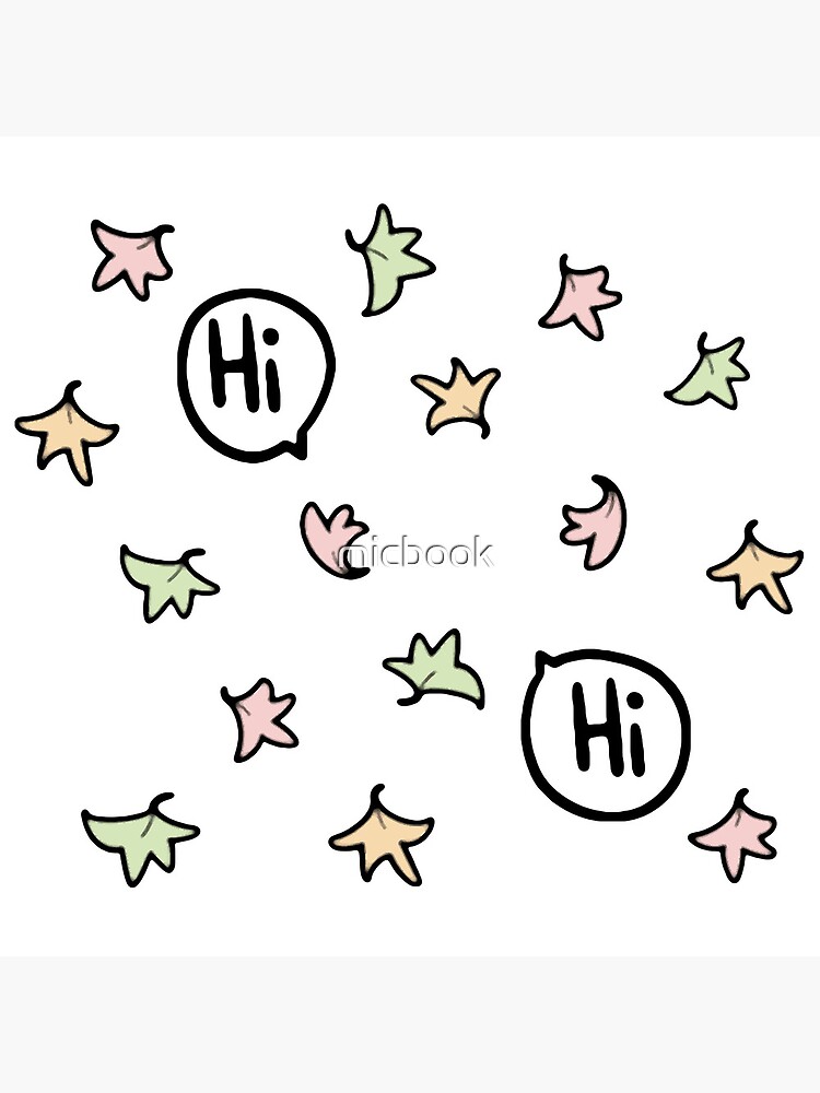"Heartstopper - Charlie and Nick - Hi" Clock by micbook | Redbubble