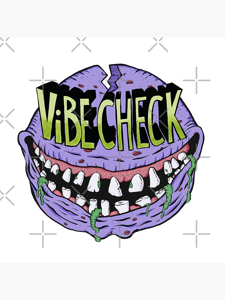 "Vibe Check" Poster for Sale by pie-ds | Redbubble
