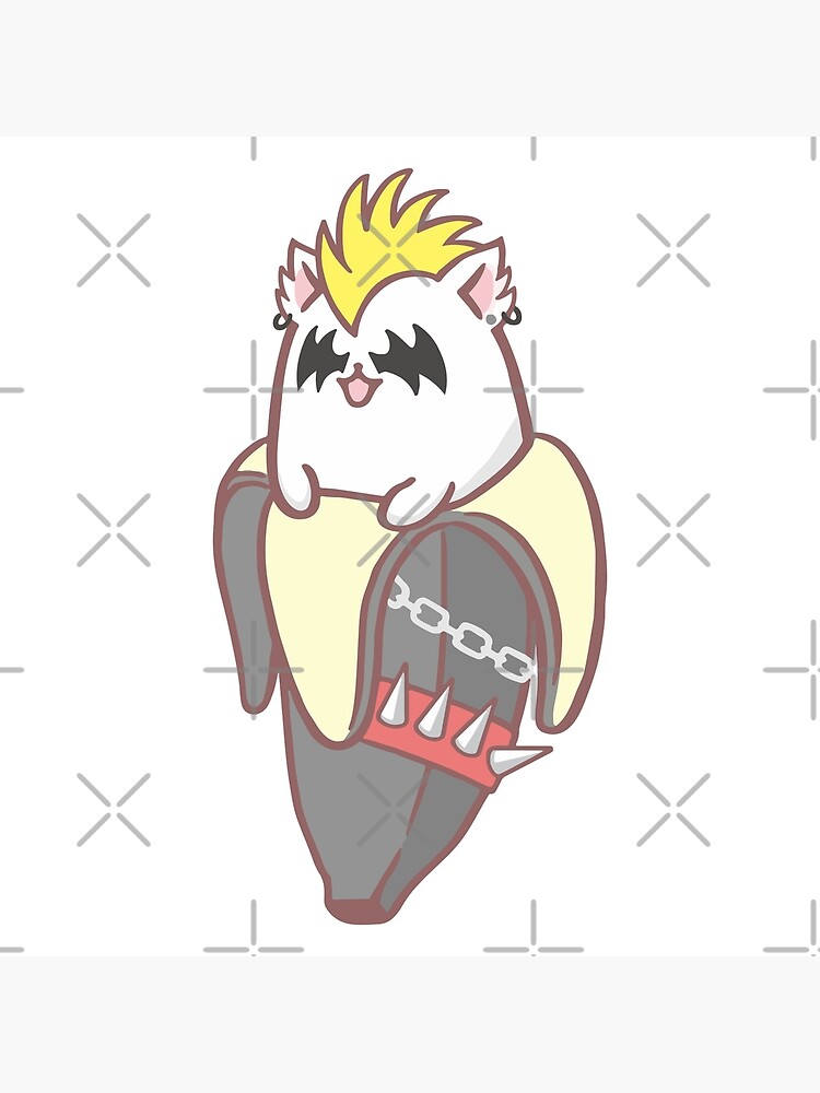 "Metal Bananya cat character" Poster for Sale by FunItems | Redbubble