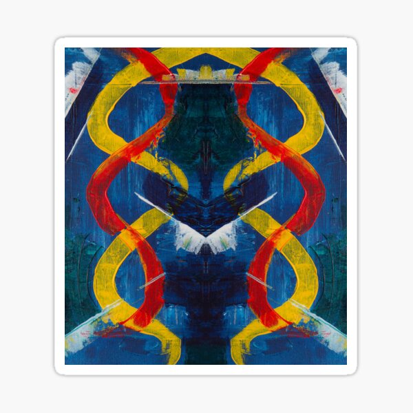 "Colorful Art" Sticker by ShirtingHAT | Redbubble