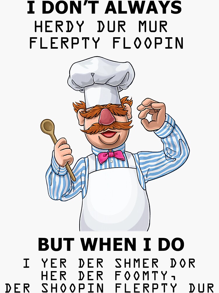"Swedish Chef - Chef Cooking" Sticker for Sale by ibarrbeat | Redbubble
