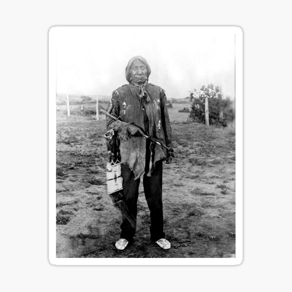 "Leader Red Cloud" Sticker by bla47 | Redbubble