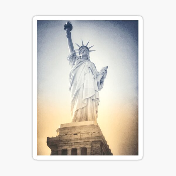 "Lady Liberty, Liberty Island, New York City " Sticker by ...