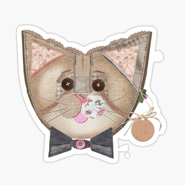 "Cute Kitty" Sticker by fahxd | Redbubble