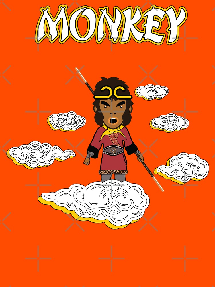 "Monkey Magic" T-shirt by Purakushi | Redbubble